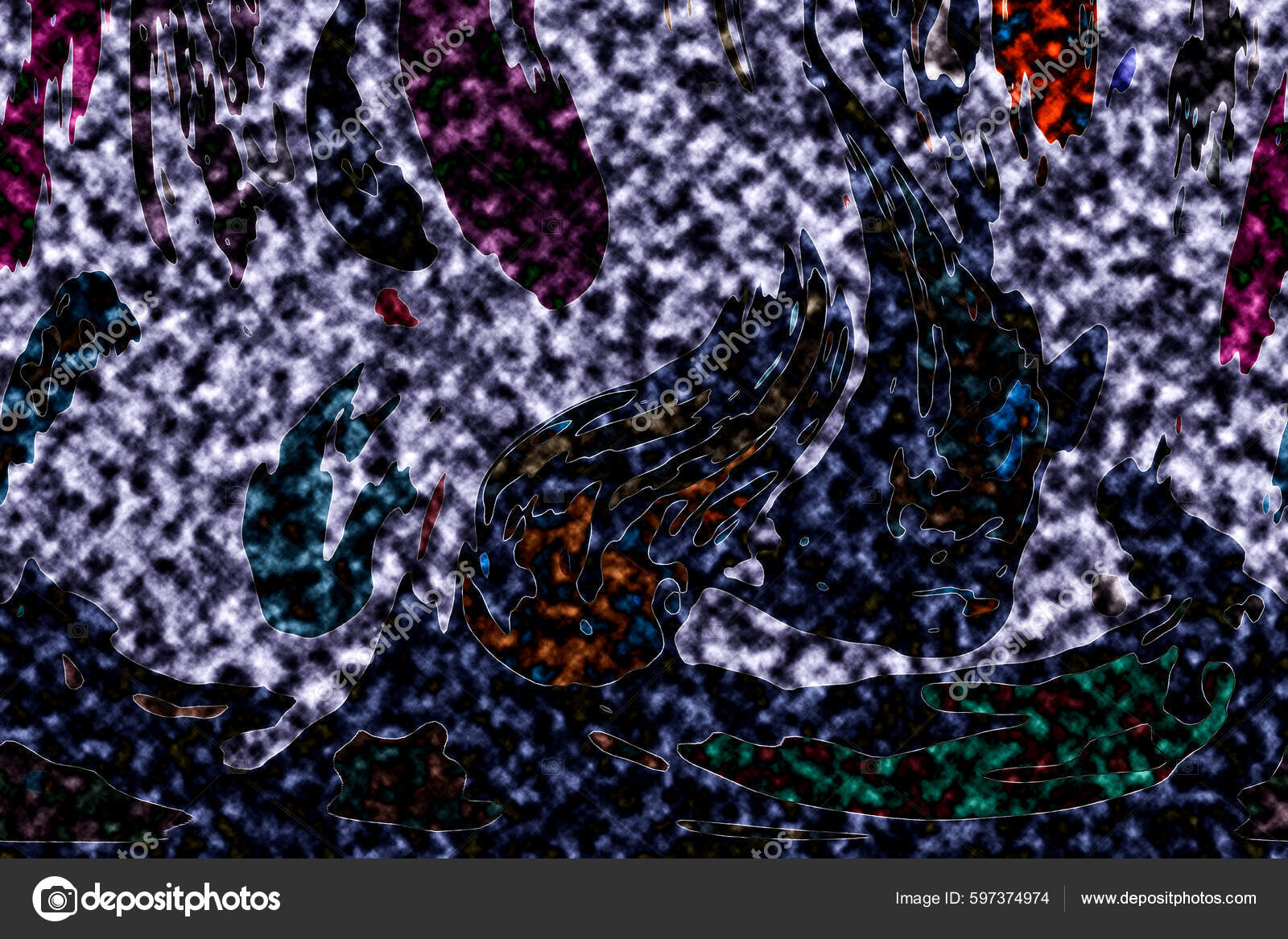 Colourful Simple Abstract Background Wavy Effect Stipple Effect ...