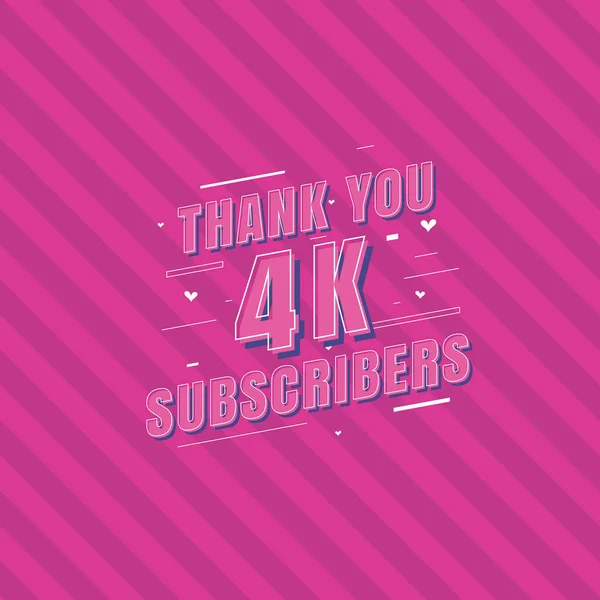 4k subscribers Vector Art Stock Images | Depositphotos