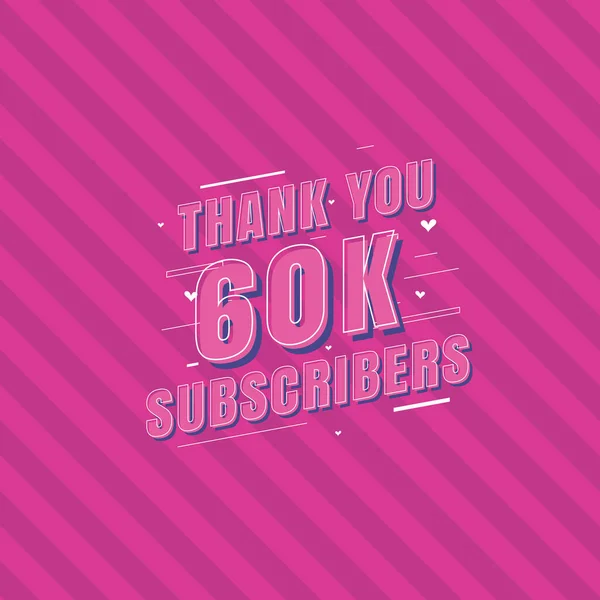 60k subscribers Vector Art Stock Images | Depositphotos