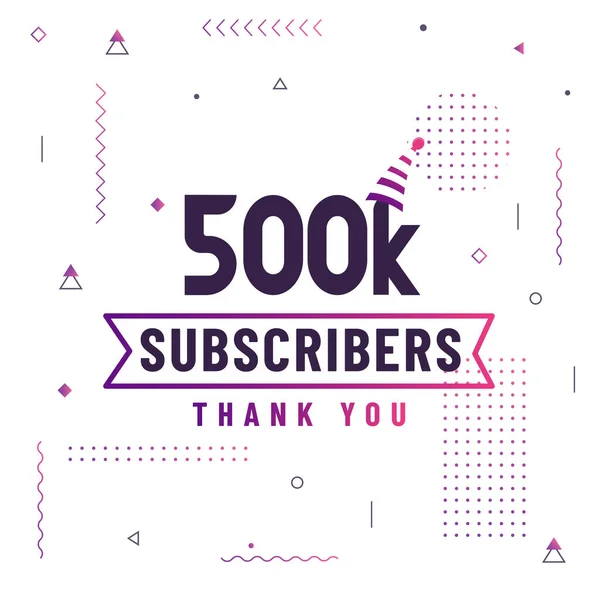 18,207,920 500k subscribers Vector Images | Depositphotos