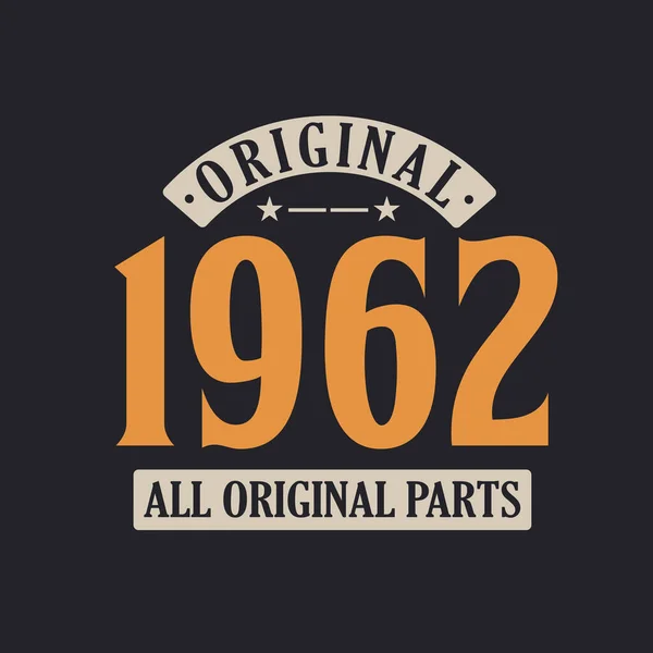 Vintage 1962 original parts Vector Art Stock Images | Depositphotos