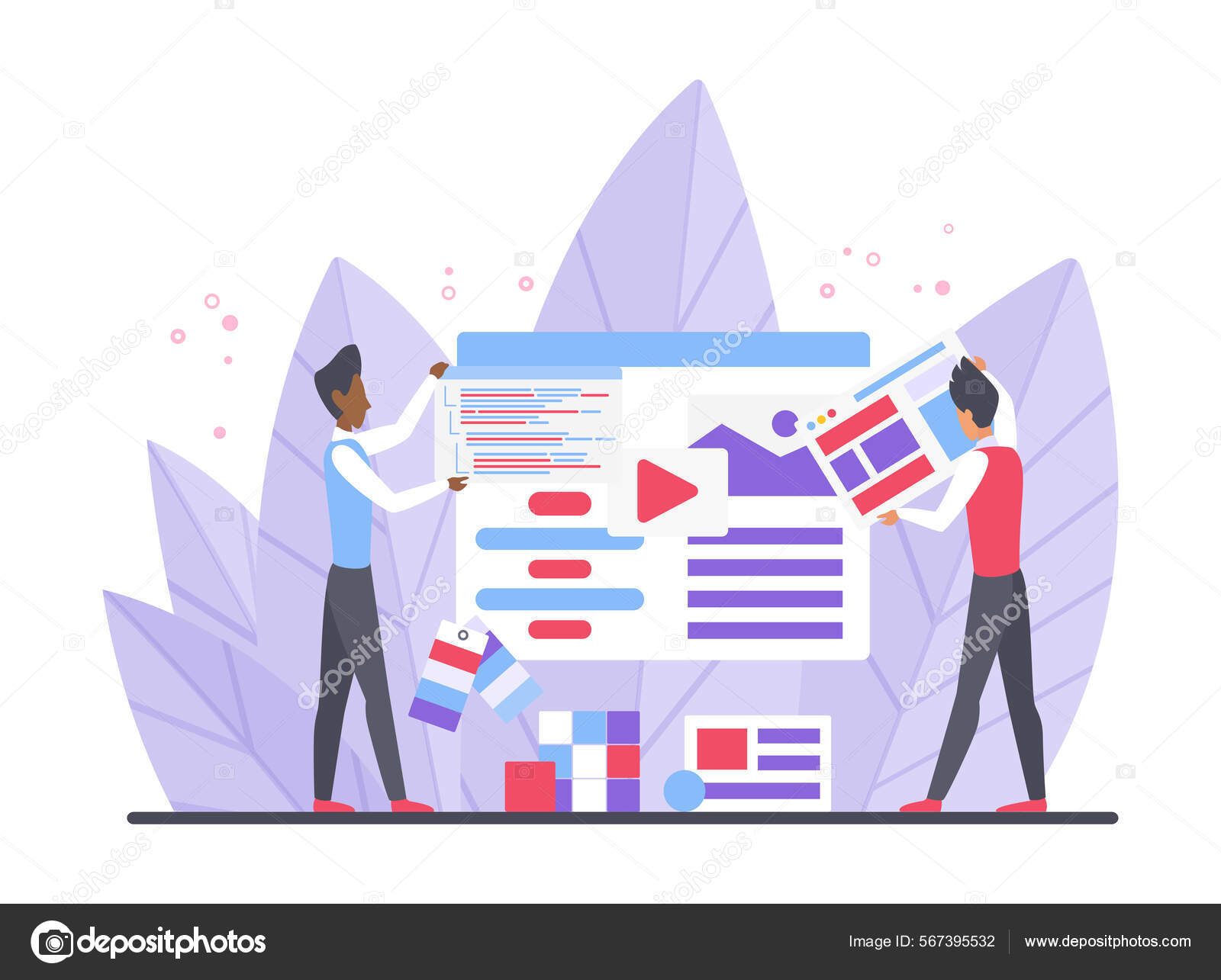 Computer programming web designer coding Stock Vector by ©Lembergvector ...