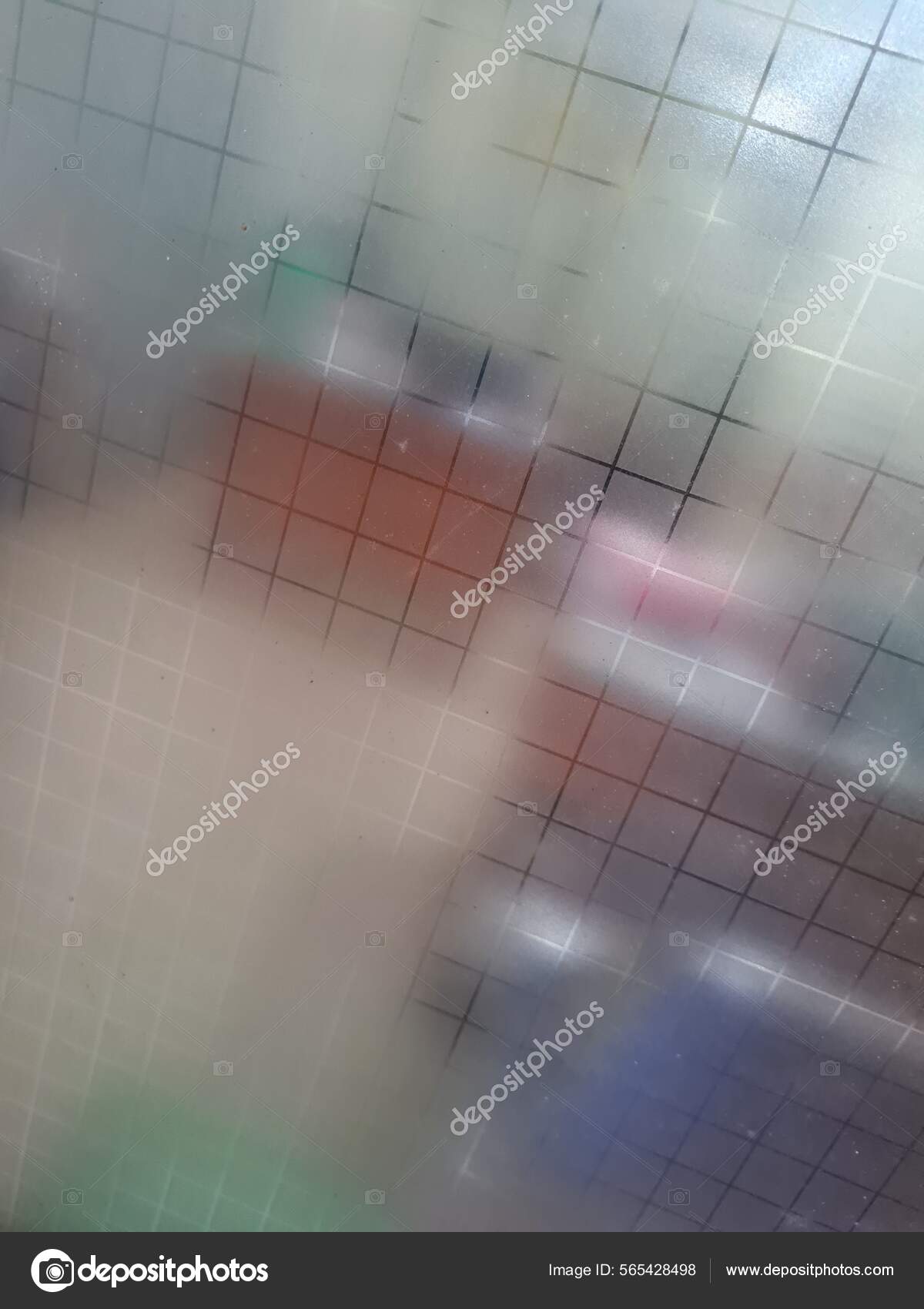 Abstract Blur Background Plaid Lined Glass Window — Stock Photo ...
