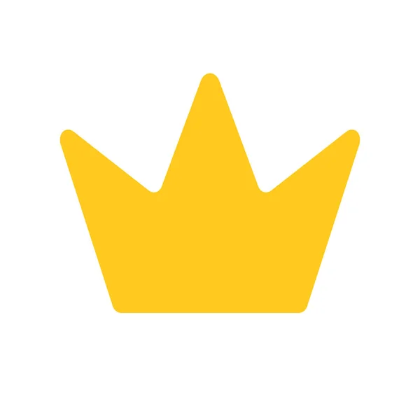 Simple Yellow Crown Clipart