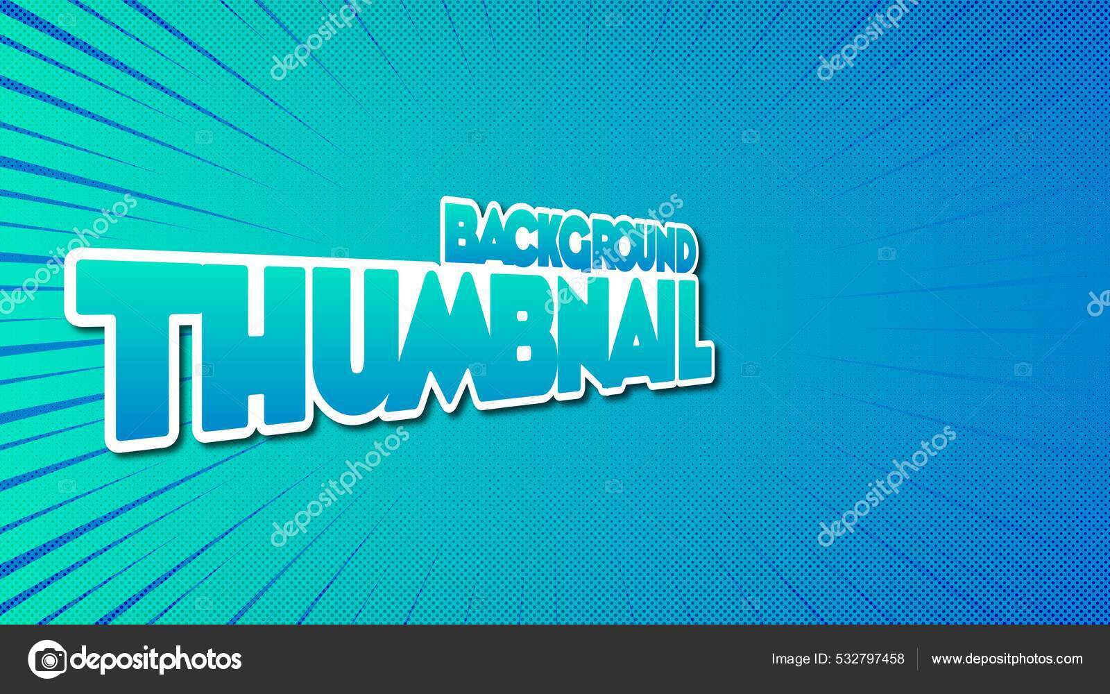 Modern Thumbnail Comic Art Background Design Vector Illustration Stock ...