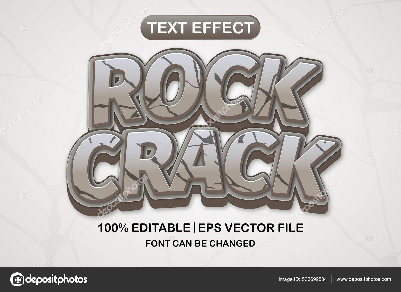Cracked Rock Font