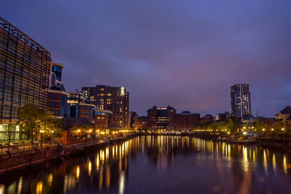 Inner city conservation area of Manchester in North West England ...