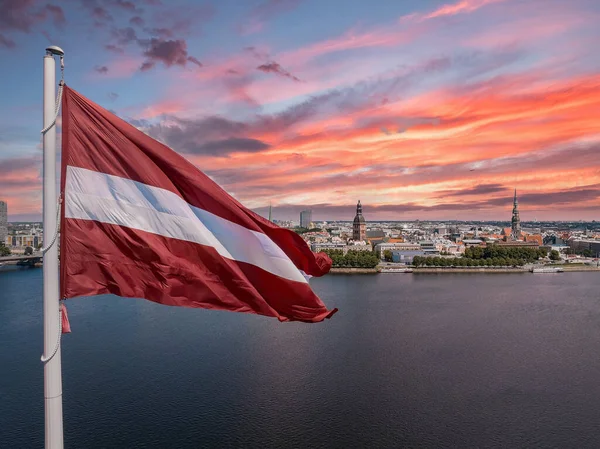 Latvian flag Stock Photos, Royalty Free Latvian flag Images | Depositphotos