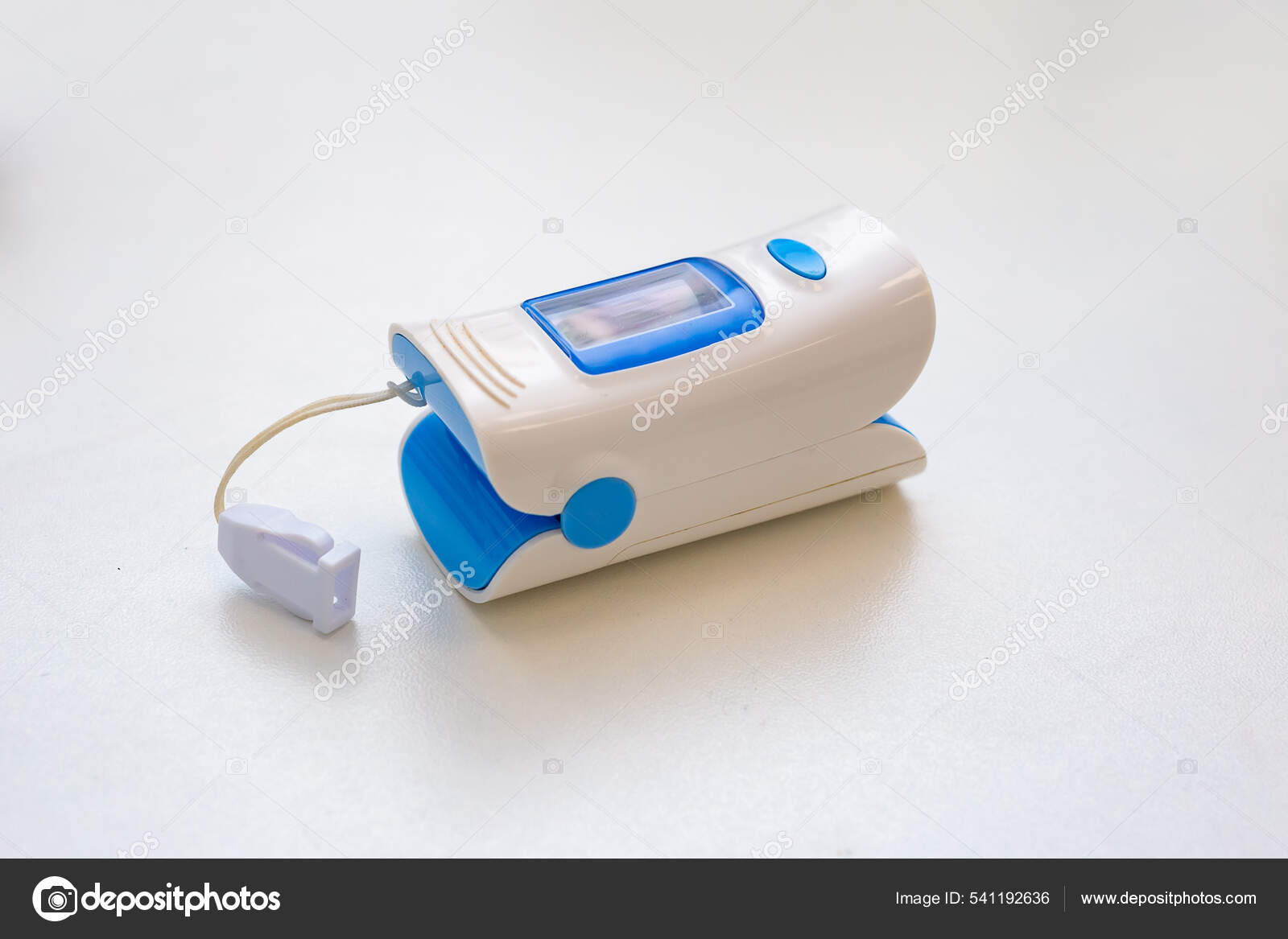 Pulse Oximeter White Table Equipment Medical Institutions — Stock Photo ...
