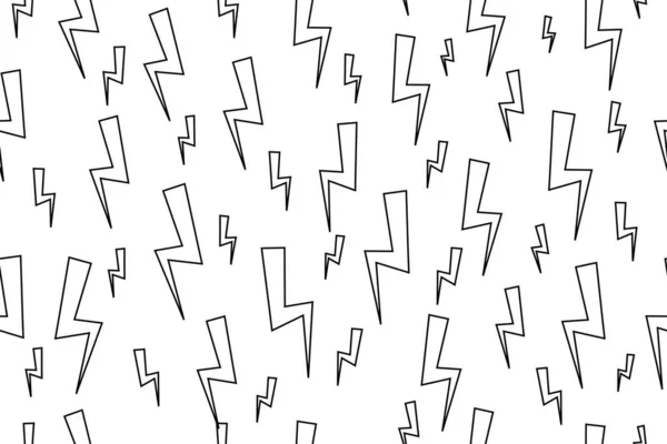 Seamless Background Electric Flash Pattern Vector Illustration Stock ...