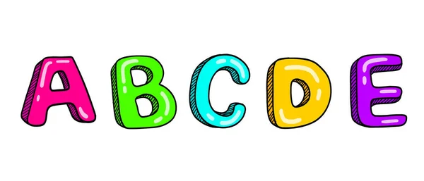 Cute Alphabet Letters Individual