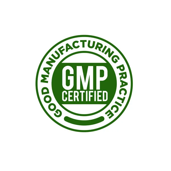 Gmp Good Manufacturing Practice Certified Stamp Vector Stock Vector by ...