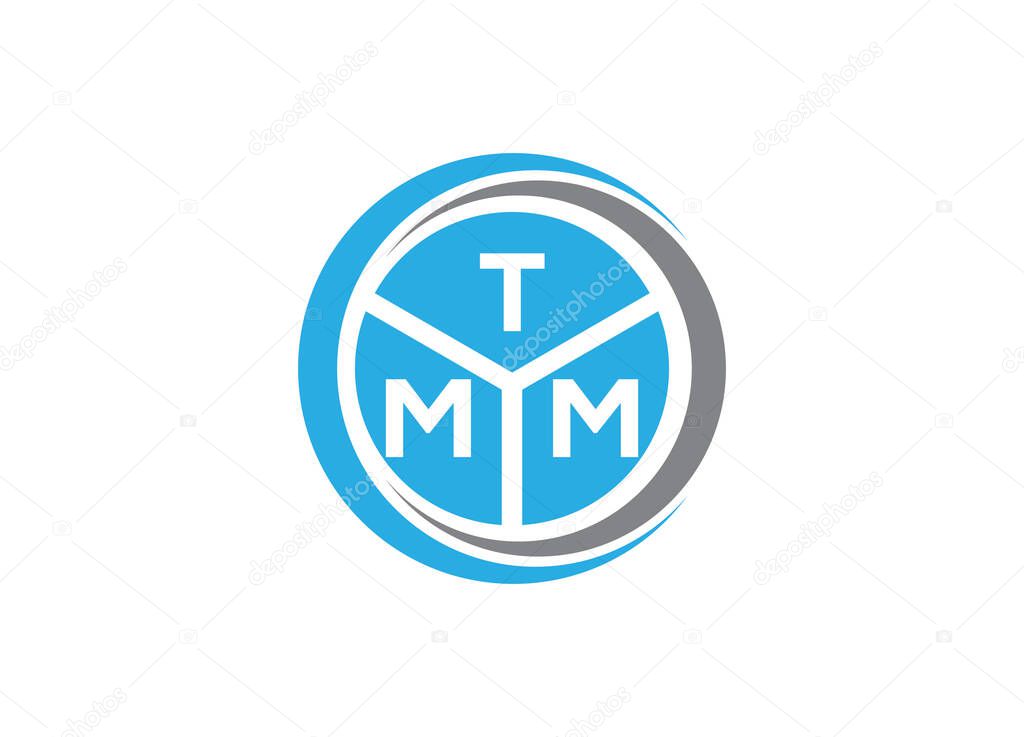 Carta Inicial Logo TMM o Icono Dise o Vector Imagen Plantilla 2024
