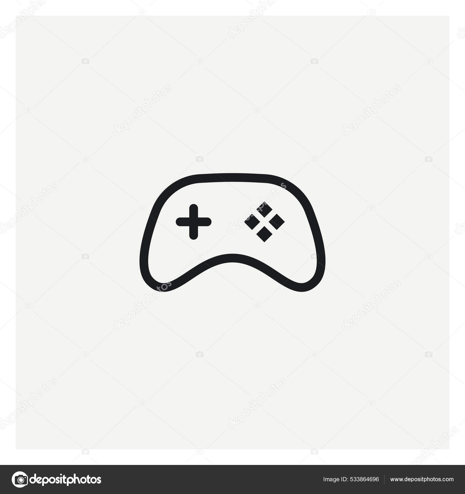 Game Controller Joystick Icon Sign Vector Stock Vector by ...