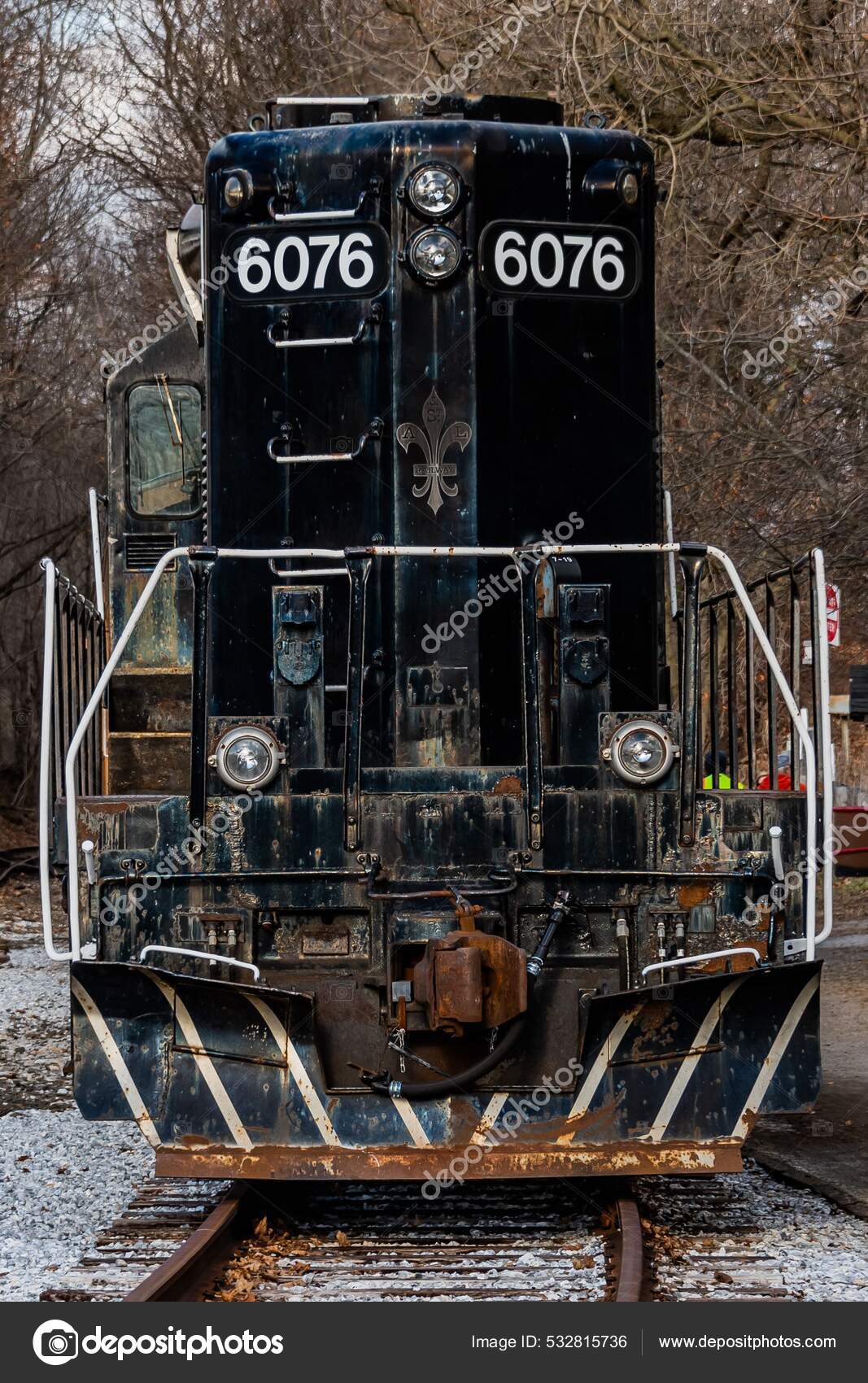 Front View Ncrr Engine Seven Valleys Pennsylvania Usa Stock Photo by ...