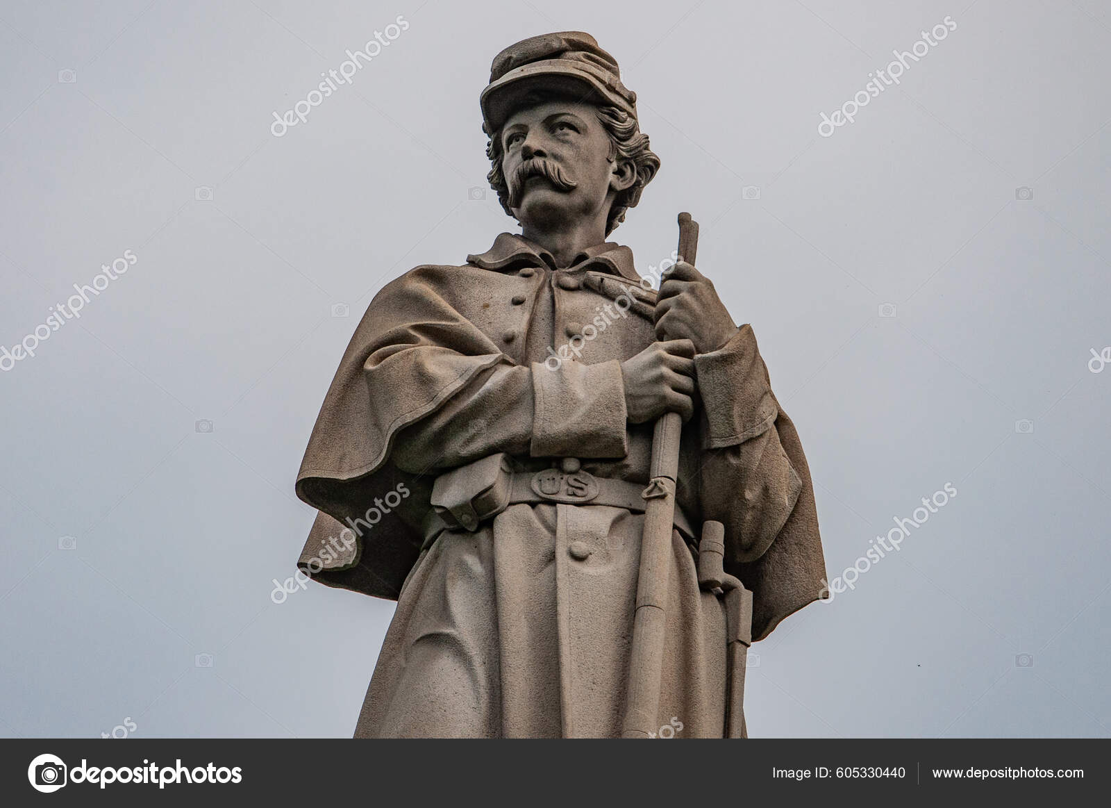 Old Simon Private Soldier Monument Antietam National Cemetery Maryland ...