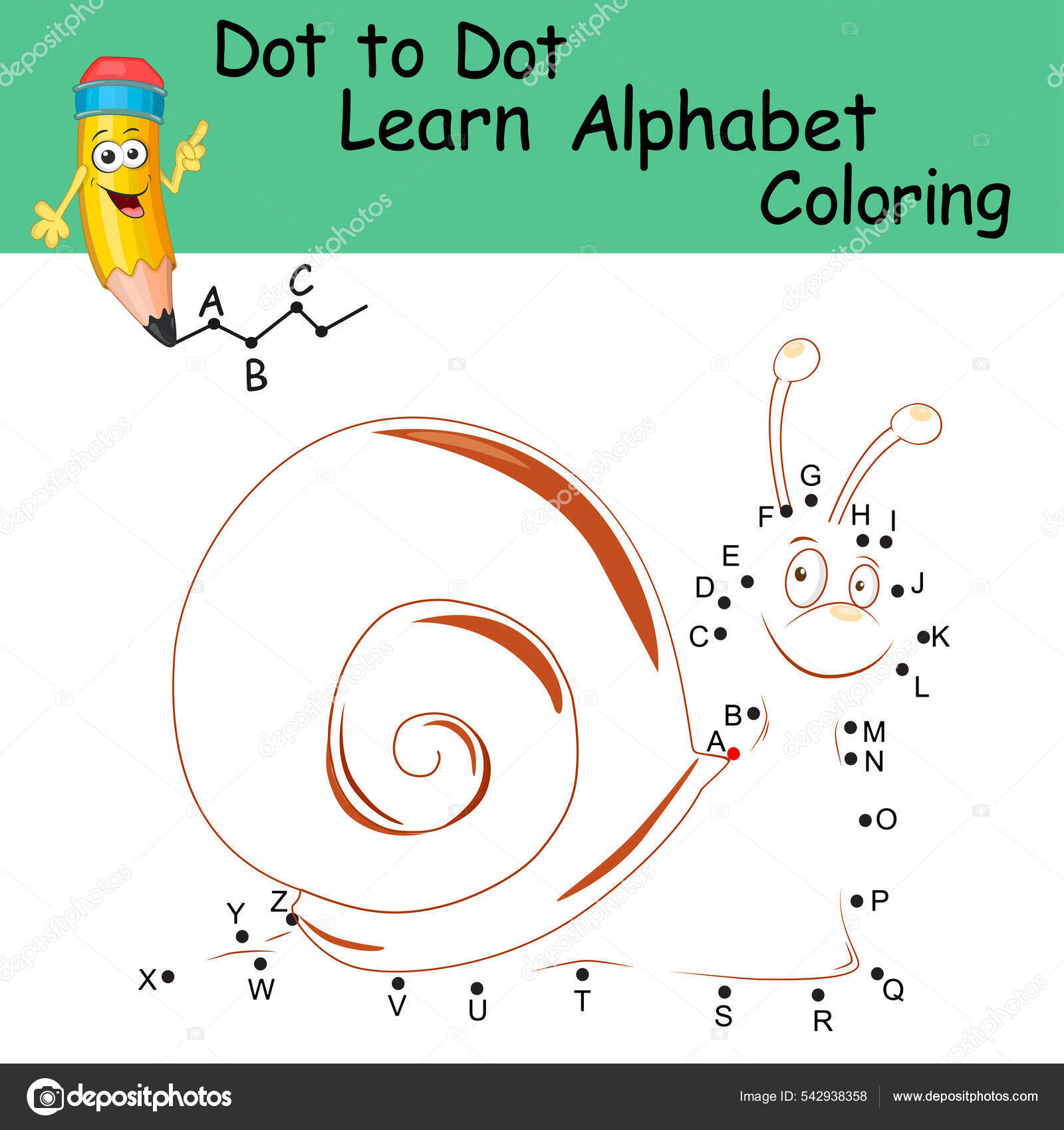 Dot To Dot For Kids Alphabet