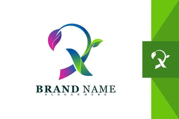 Letra X con dise o de vectores de logotipo de hoja verde. perfecto para logotipo corporativo ...