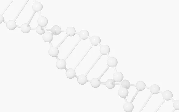 Colorful Dna White Background Rendering Computer Digital Drawing ...