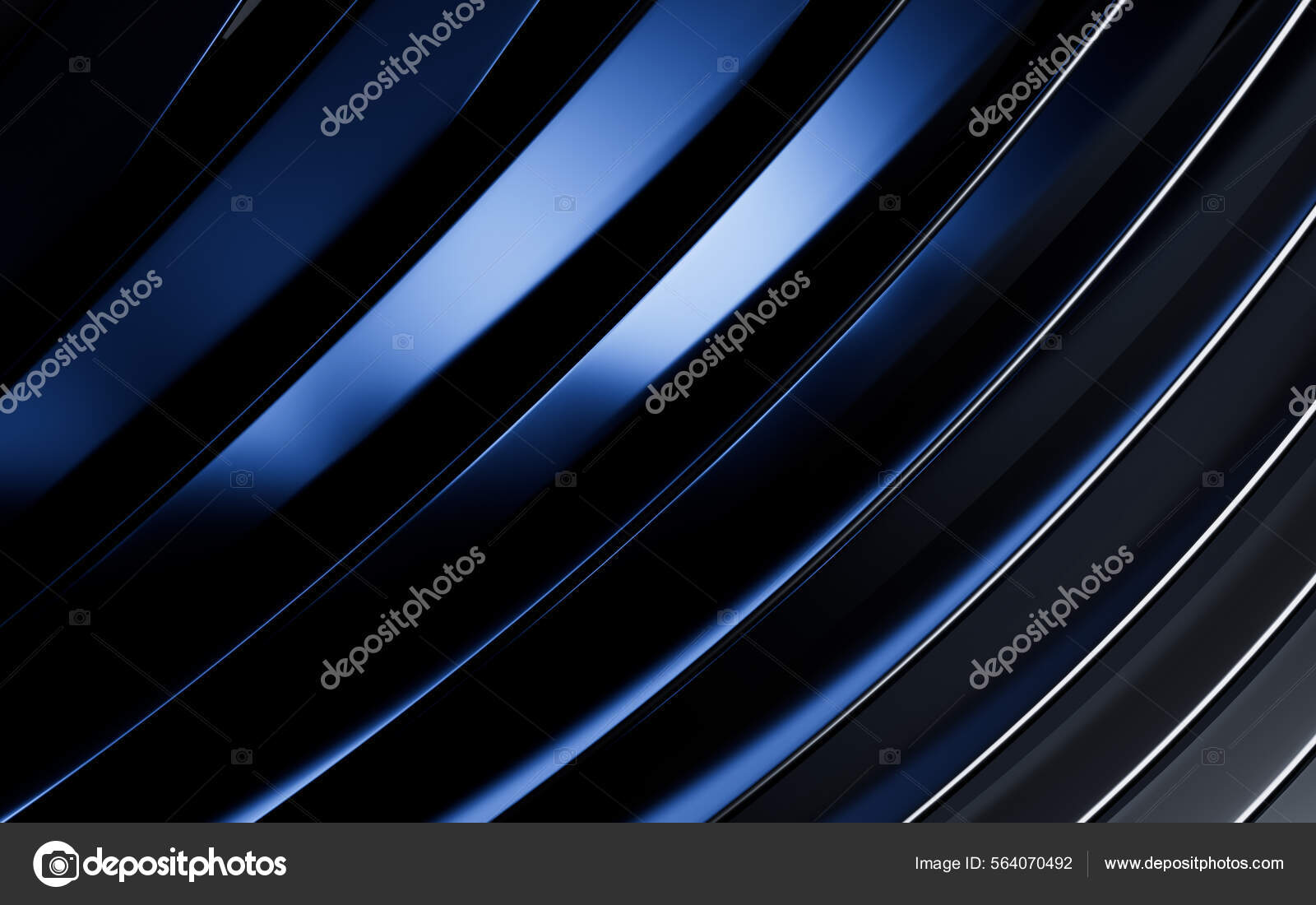 Abstract Curves Background Rendering Computer Digital Drawing — Stock ...