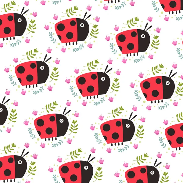 100,000 Ladybug seamless Vector Images | Depositphotos