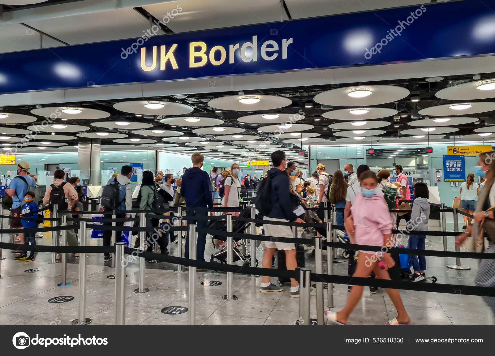 Heathrow Airport 2021 Borders Terminal Arriving Internation Travel ...