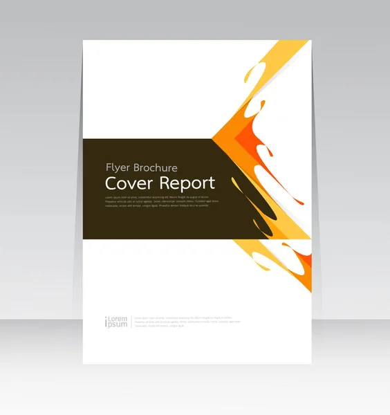 Vector design for Cover Report Brochure Flyer Poster in A4 size Stock ...