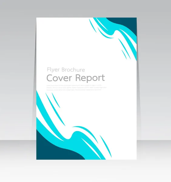 Vector design for Cover Report Brochure Flyer Poster in A4 size Stock ...