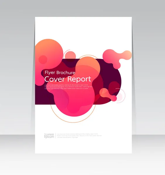 Vector design for Cover Report Brochure Flyer Poster in A4 size Stock ...