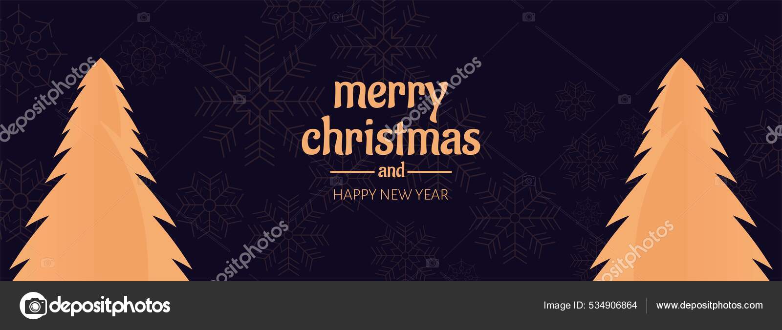 Christmas Banner Christmas Tree Card Background Vector Stock Vector by ...