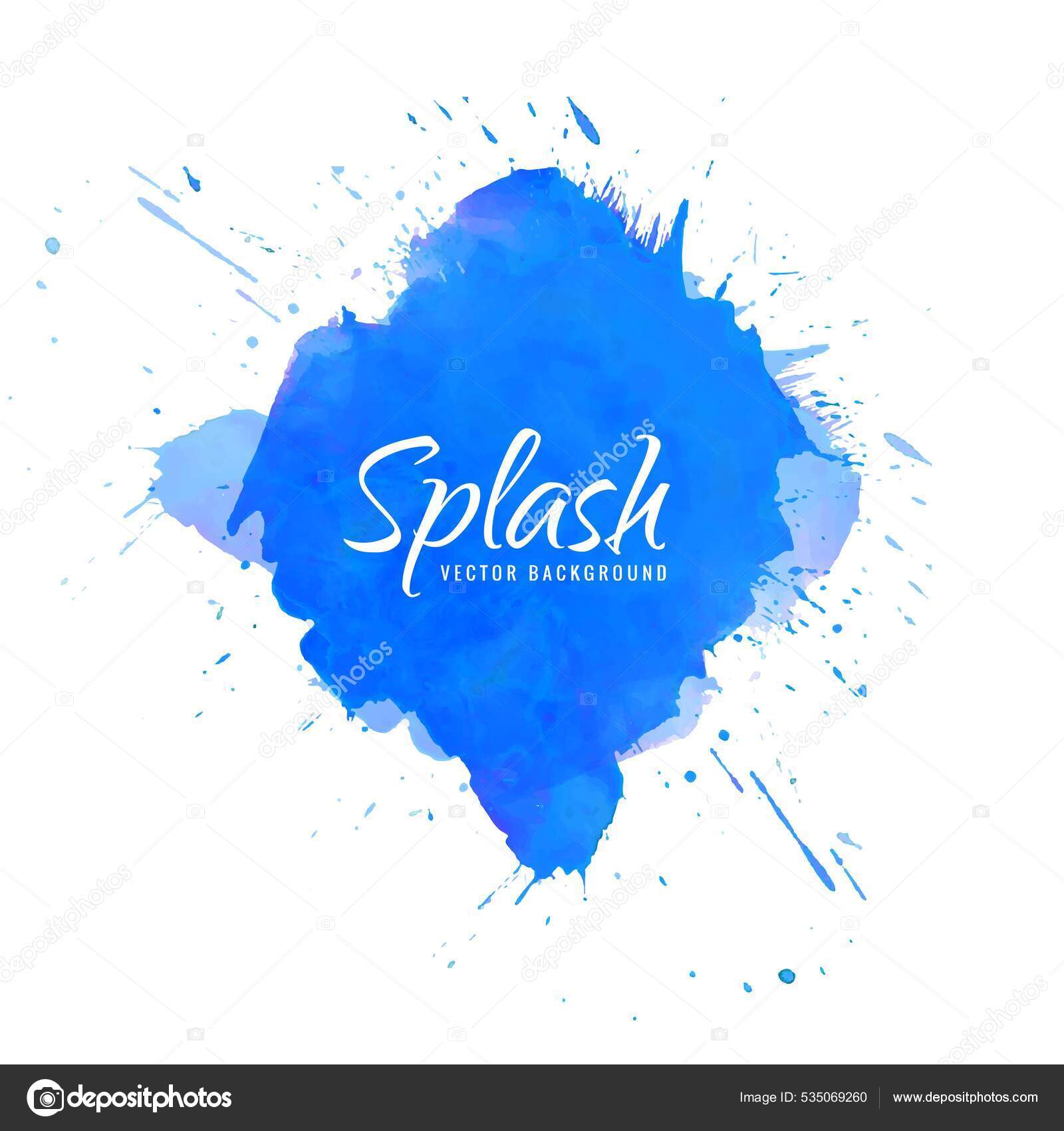 Abstract Blue Splash Watercolor Background Stock Vector by ©Harryarts ... Abstract Blue Splash Watercolor Background Stock Vector by ©Harryarts ...