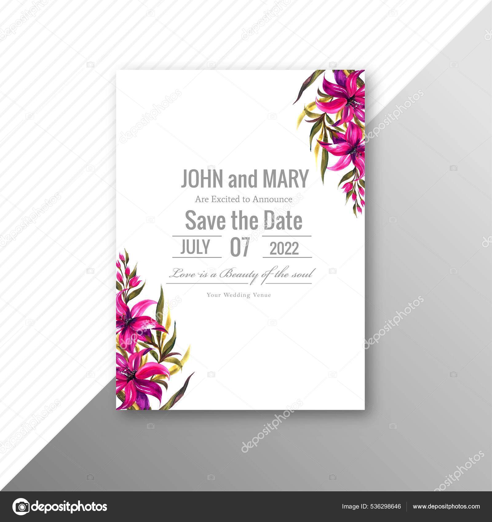 Invitationer Bryllup Skabelon - Infoupdate.org