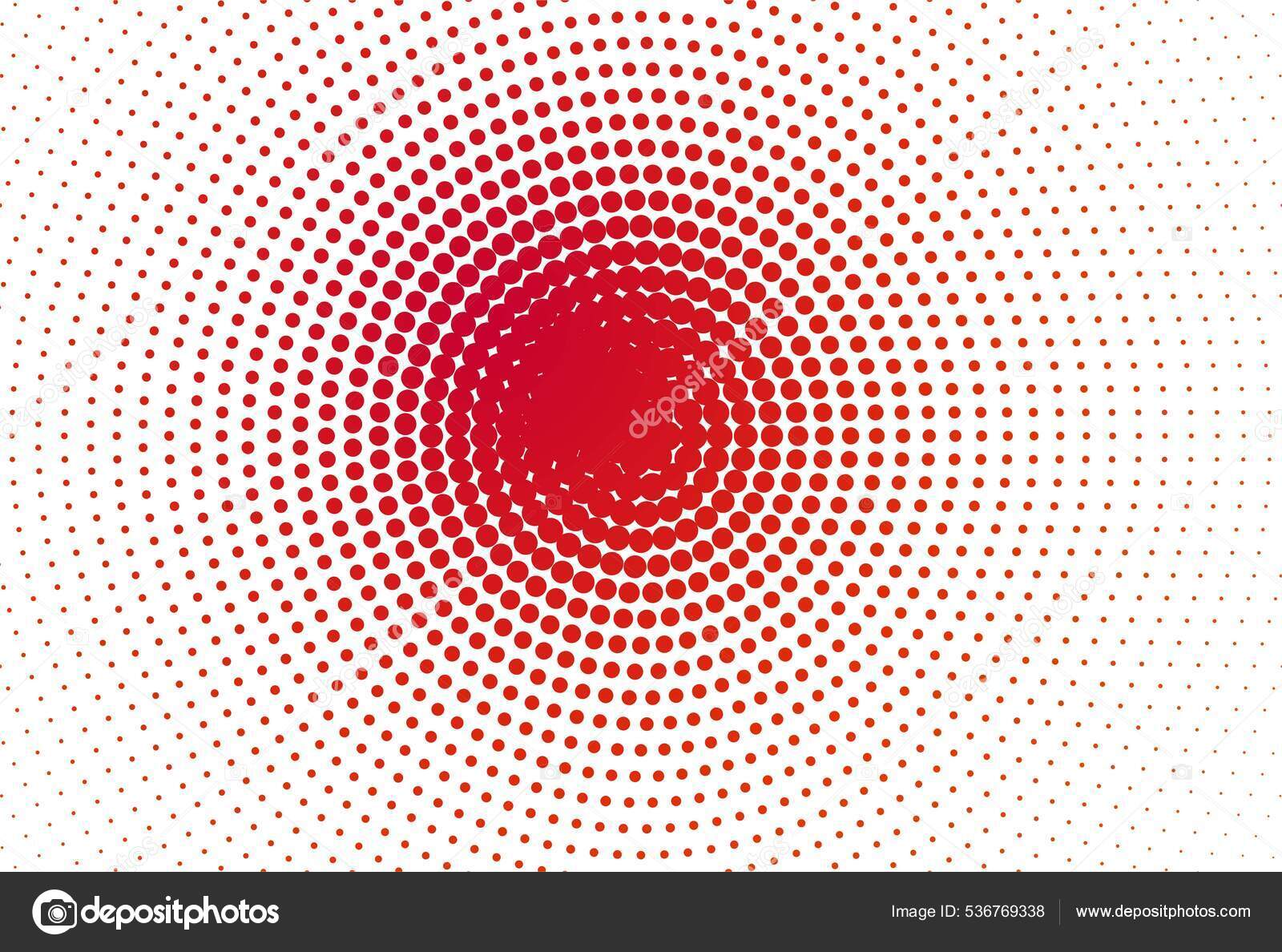 Modern Circular Red Dotted Background Stock Vector Image by ©Harryarts ...