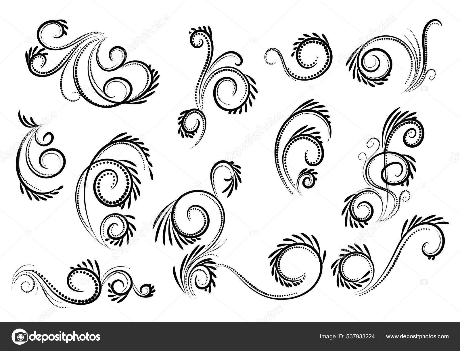 Artistic Creative Floral Set Design Stock Illustration by ©Harryarts ...