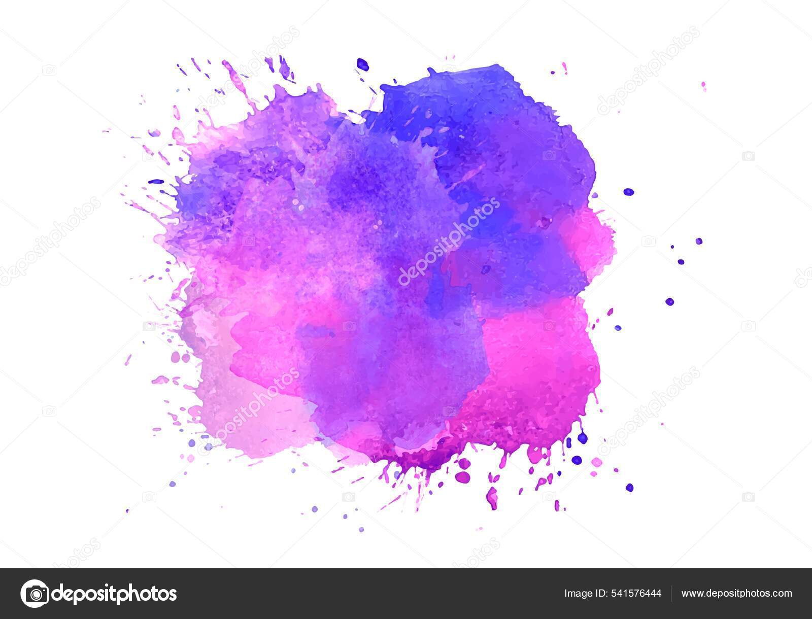 Colorful Abstract Watercolor Splash Background Stock Vector by ...
