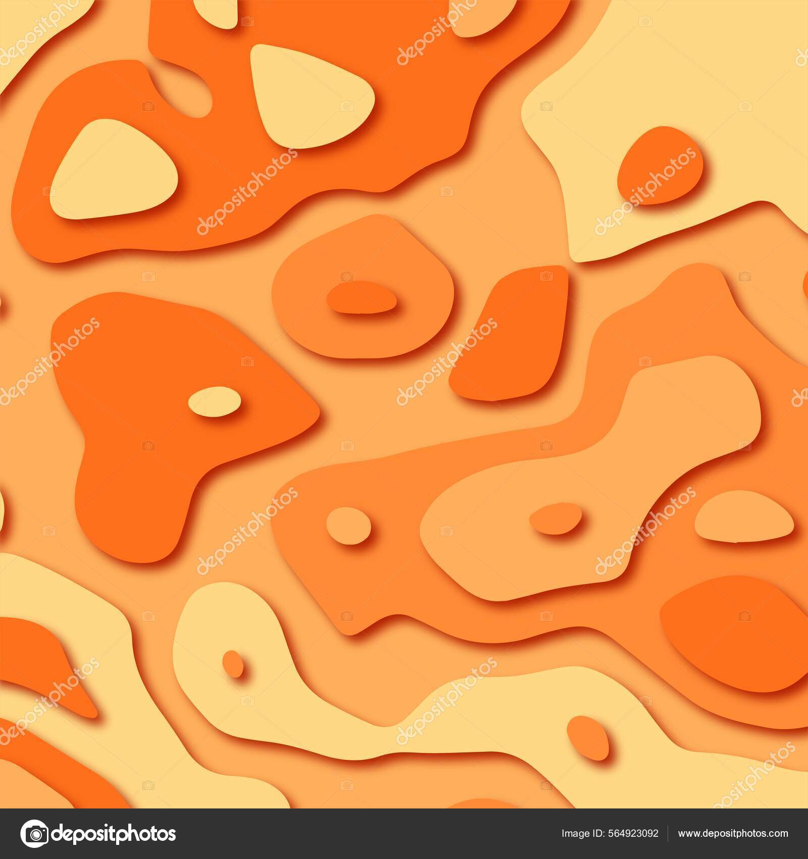 Papercut Colorful Layers Color Texture Background Stock Vector by ...