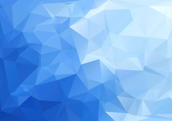 Modern Blue Low Poly Triangle Shapes Banner Background Stock Vector by ...
