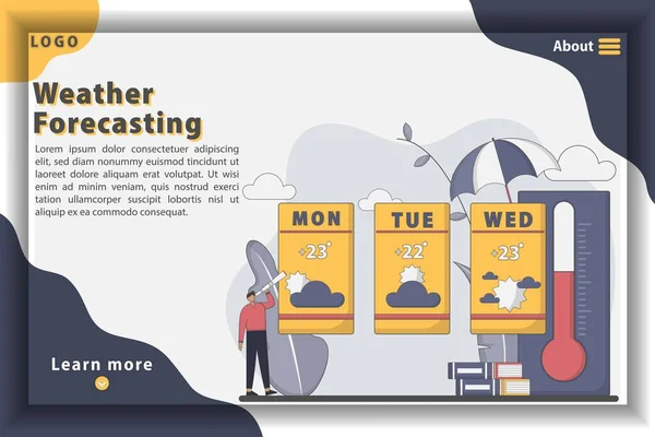 100,000 Weather forecast cartoon Vector Images | Depositphotos