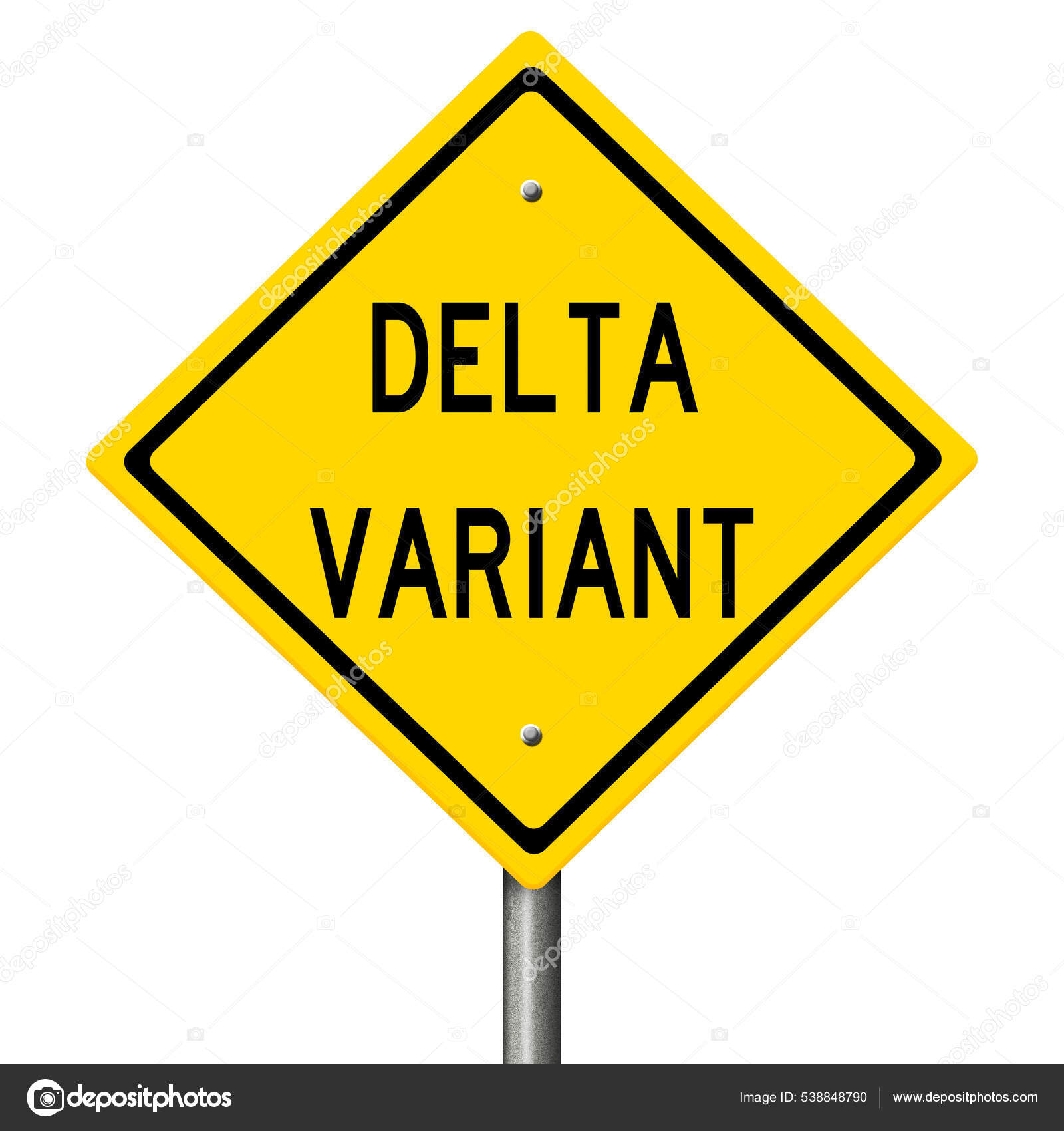 Tanda Peringatan Kuning Yang Diberikan — Stok Foto © RexWholster #538848790