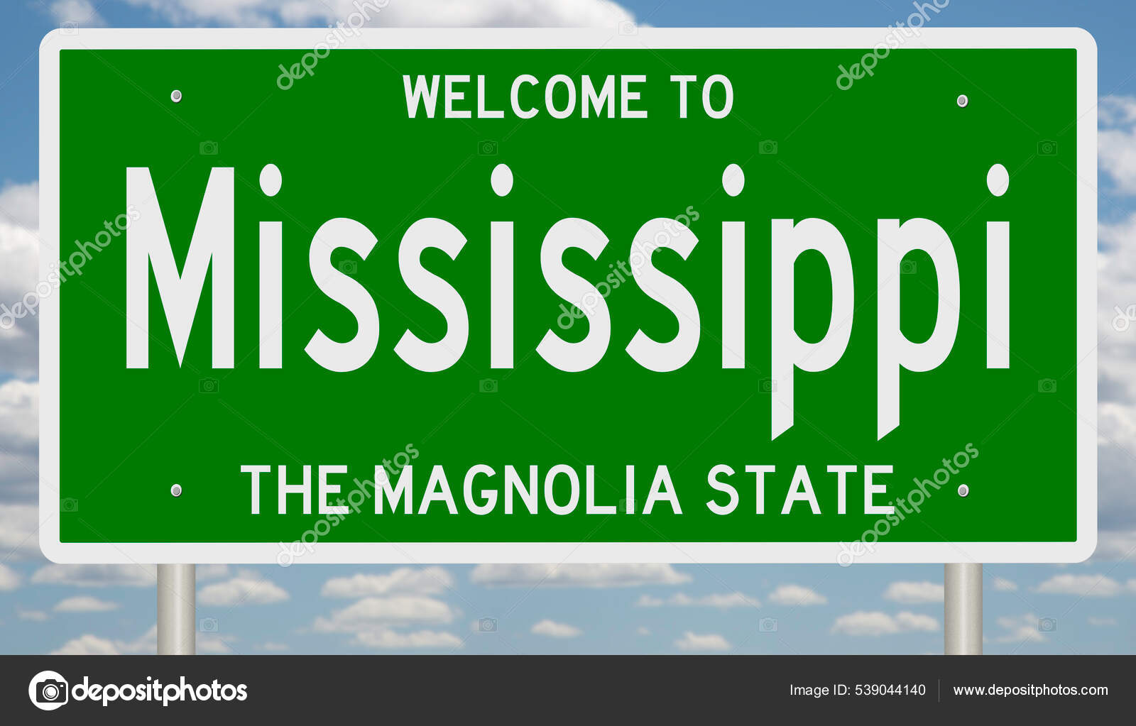 Mississippi State Highway Sign