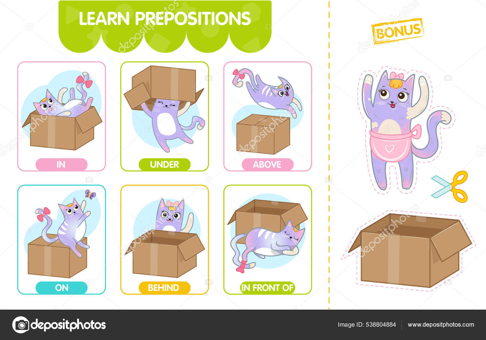 Hojas De Trabajo De Preposiciones