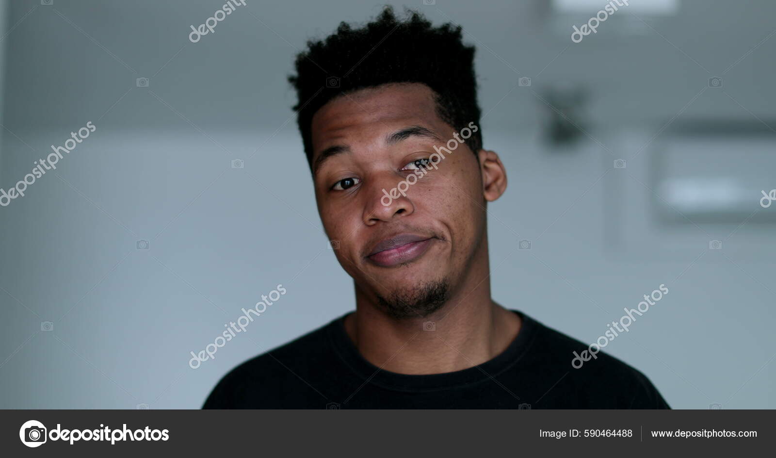 Annoyed Bored Black Man Rolling Eyes — Stock Photo © zanuckcalilus ...