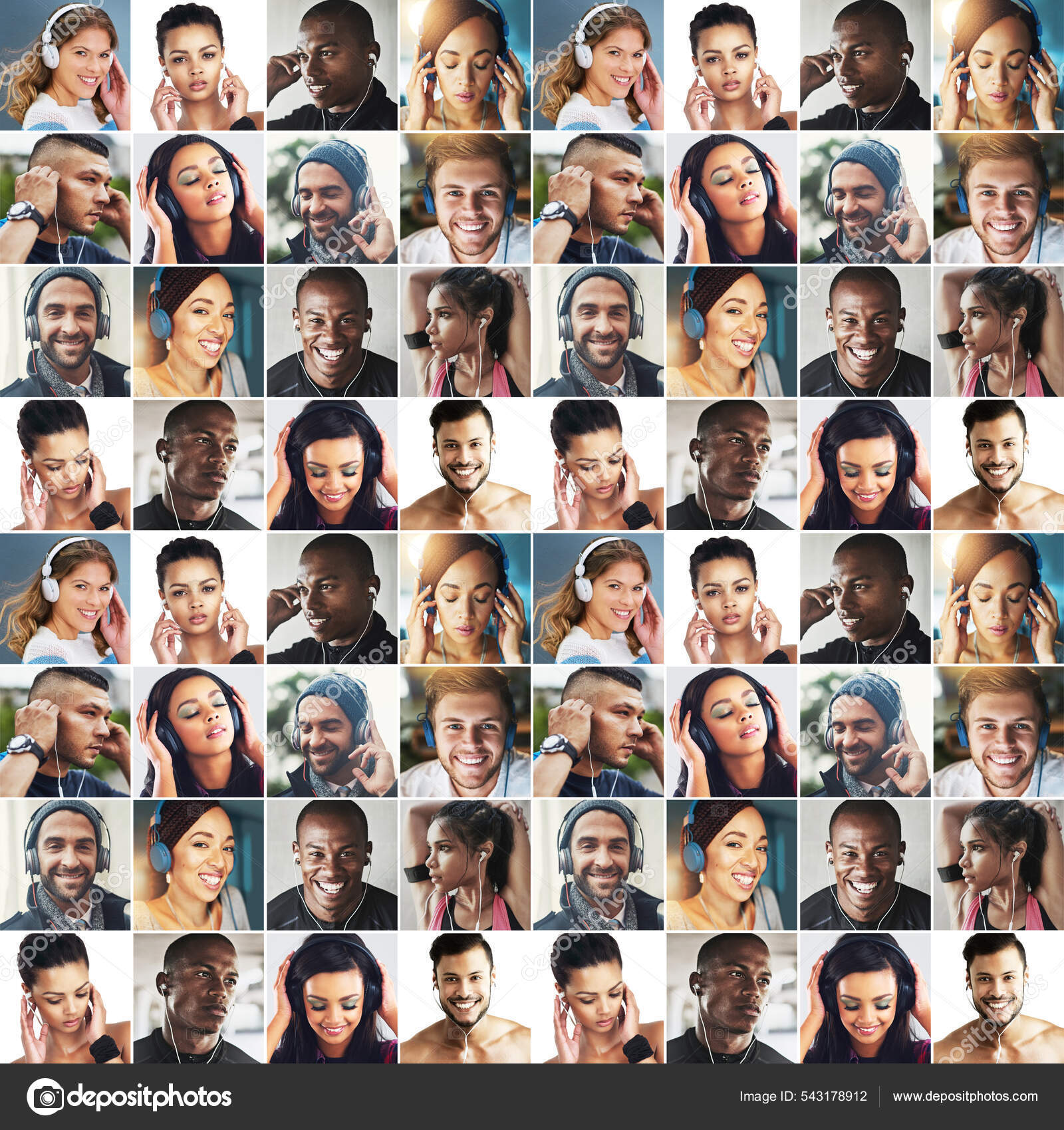 Group Of People Listening To Music