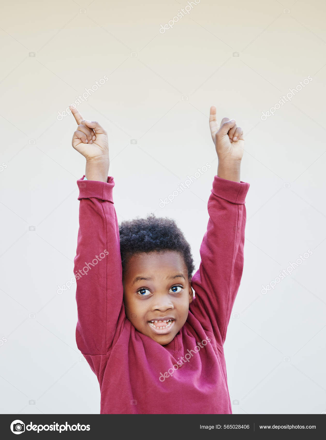 Little Boy Standing Up