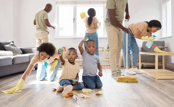 Black family cleaning Stock Photos, Royalty Free Black family cleaning ...