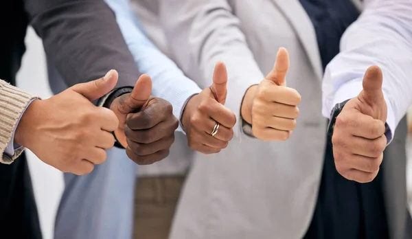 Diversity Hands Thumbs Business People Together Success Support Goal Office — Stock Photo ...
