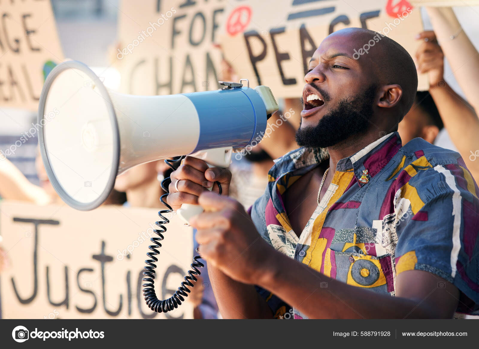 Group Young People Protesting City — Stock Photo © PeopleImages.com ...