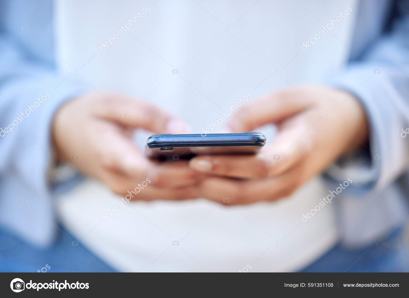 Check Your Surroundings Making Move Unrecognizable Businessman Using ...