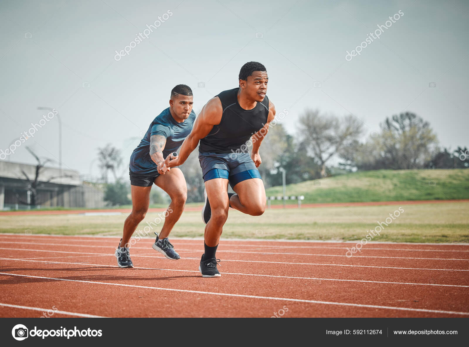 Hes Done His Part Full Length Shot Handsome Young Male — Stock Photo ...