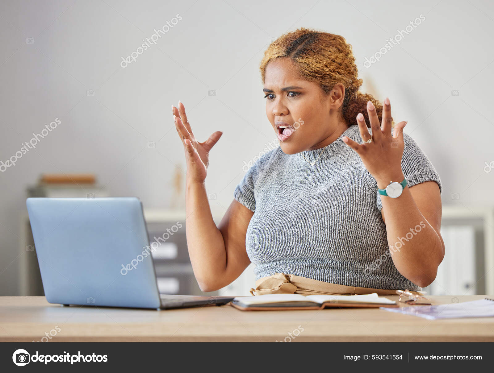 Frustrated Business Woman